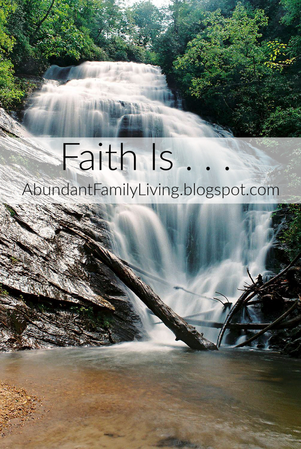 Abundant Family Living: Faith is . . . (Faith Stories Series)
