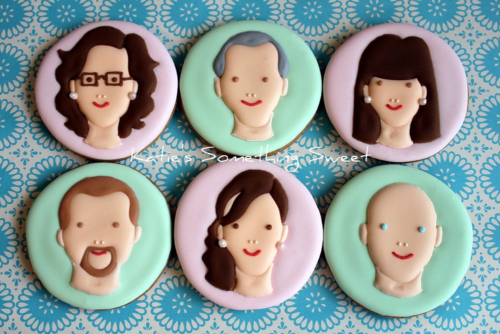 {Katie's Something Sweet}: Wedding Favor Cookie-Portrait Cookie