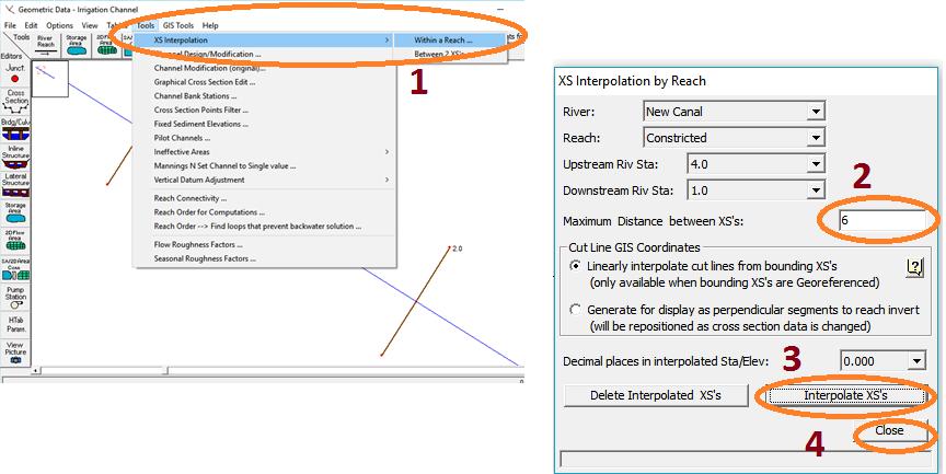 HEC-RAS Tutorial: Geometric Data File