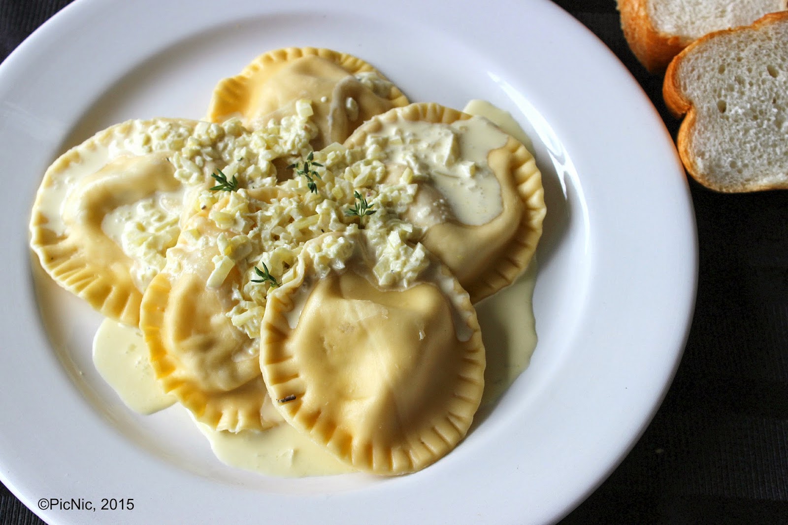 PicNic: Creamy Chicken and White Wine Ravioli