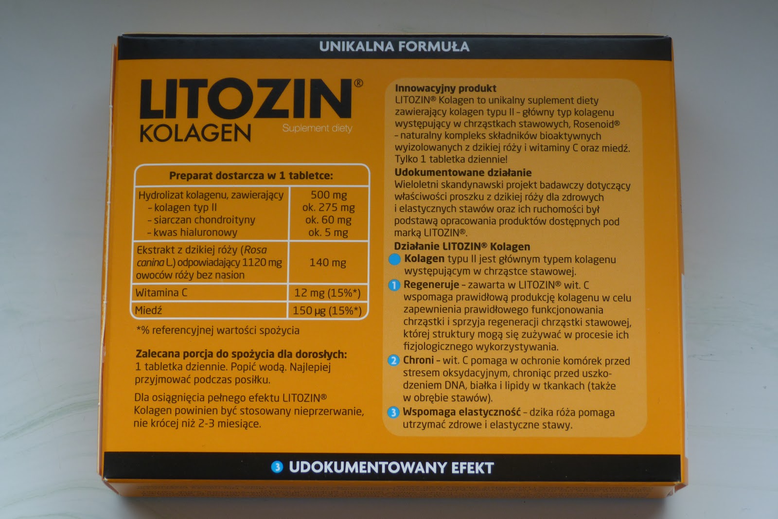 Testuję opisuję doradzam: Litozin® Kolagen