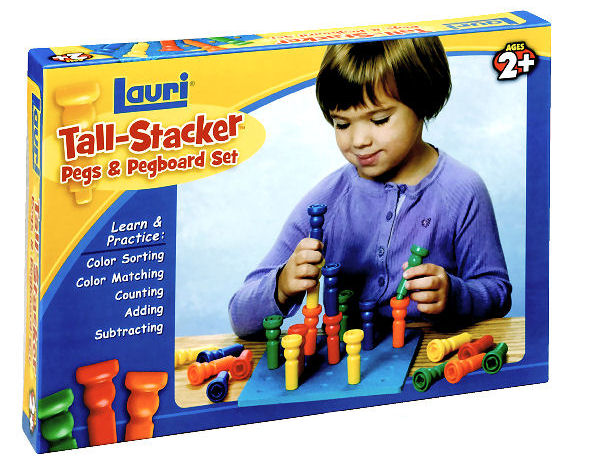 Toys As Tools Educational Toy Reviews: Review: Lauri Tall Stacker Pegs ...