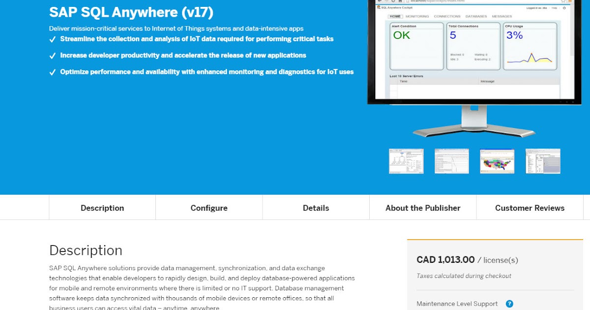 SQL Anywhere: SQL Anywhere Is NOT Dead