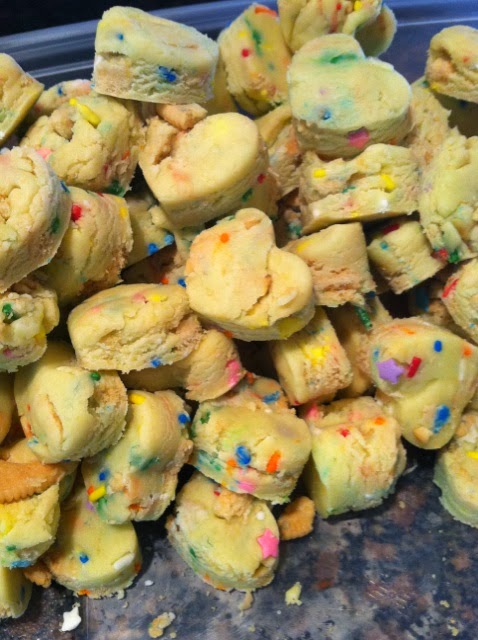 Kimmy's Bakery: Birthday Cake Golden Oreo Confetti Fudge