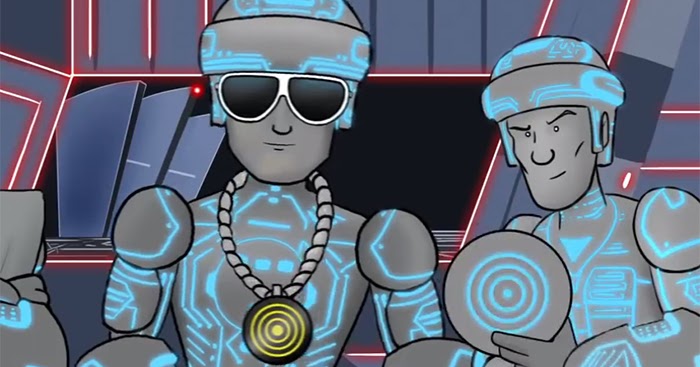 RetroGeeker: HISHE: Tron Rap
