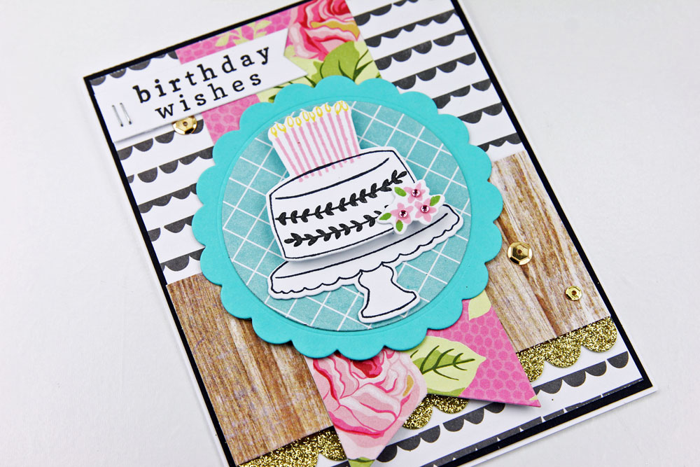 A Kept Life: Fusion Card Challenge - Mod Birthday Wishes