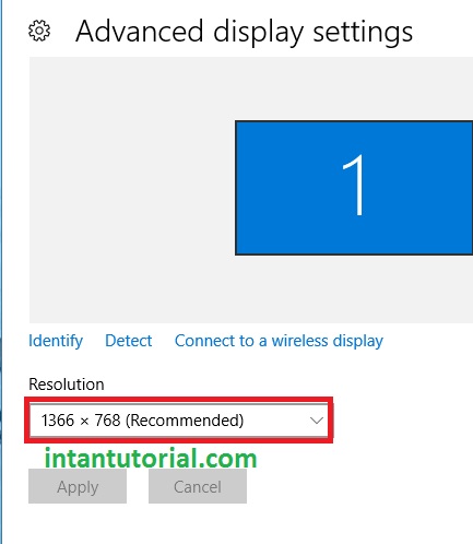 Cara Mengecek Ukuran Layar Laptop di Windows 10 ~ Intan Tutorial
