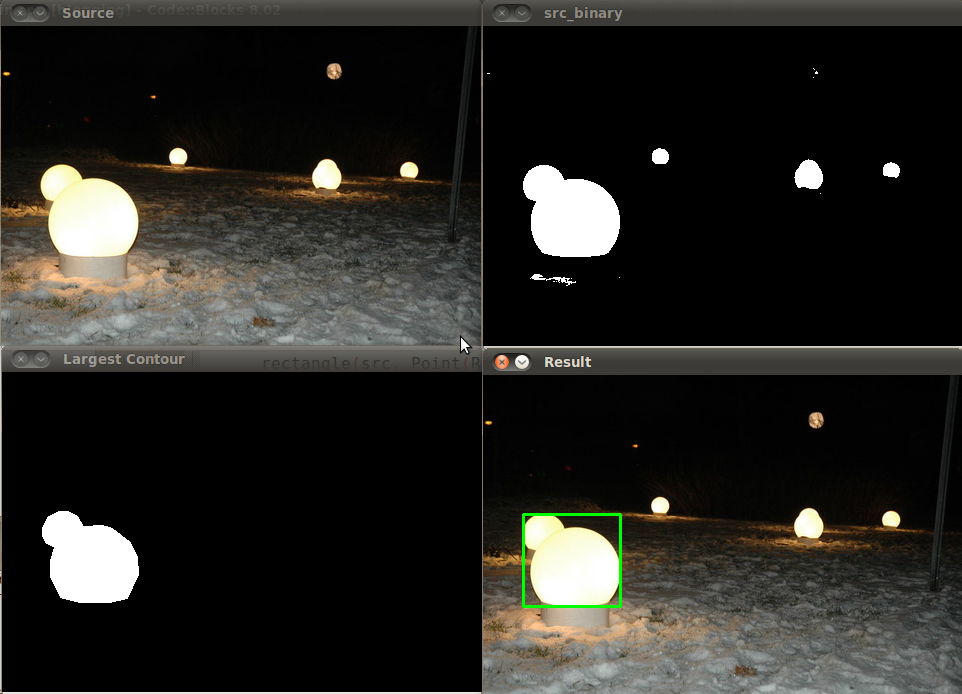 Opencv Find Biggest Contour
