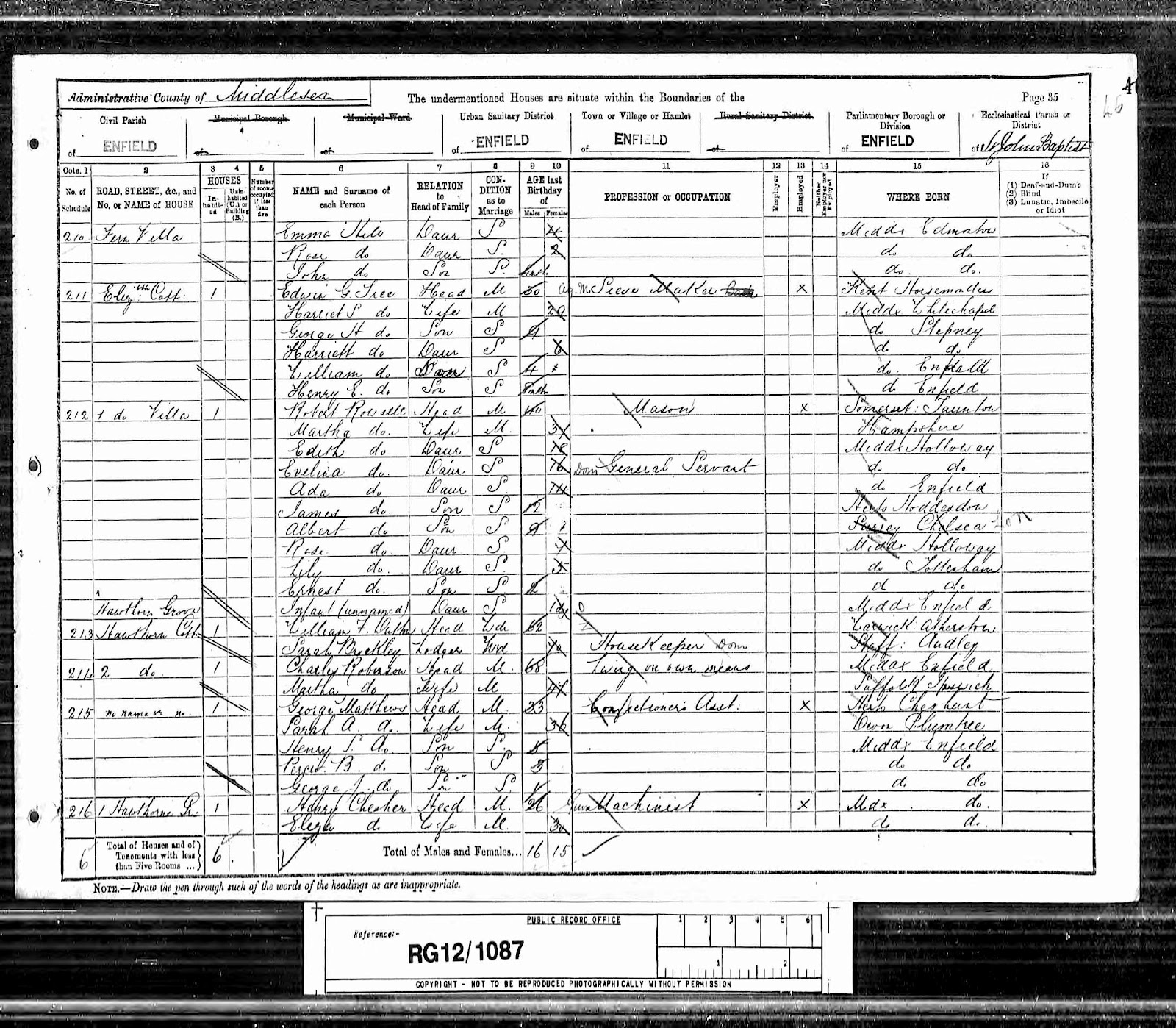 A Rowsell Family: Robert Rowsell 1851 - 1900