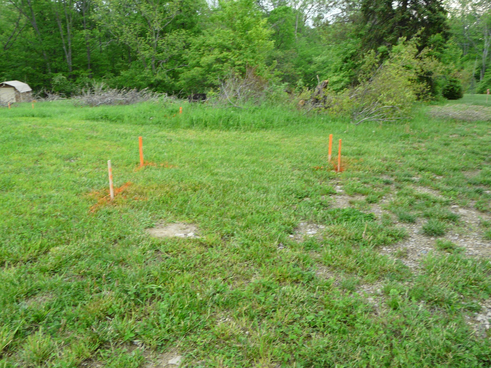 Jamie and Carrie's Home Building Adventures: House Staked Out...