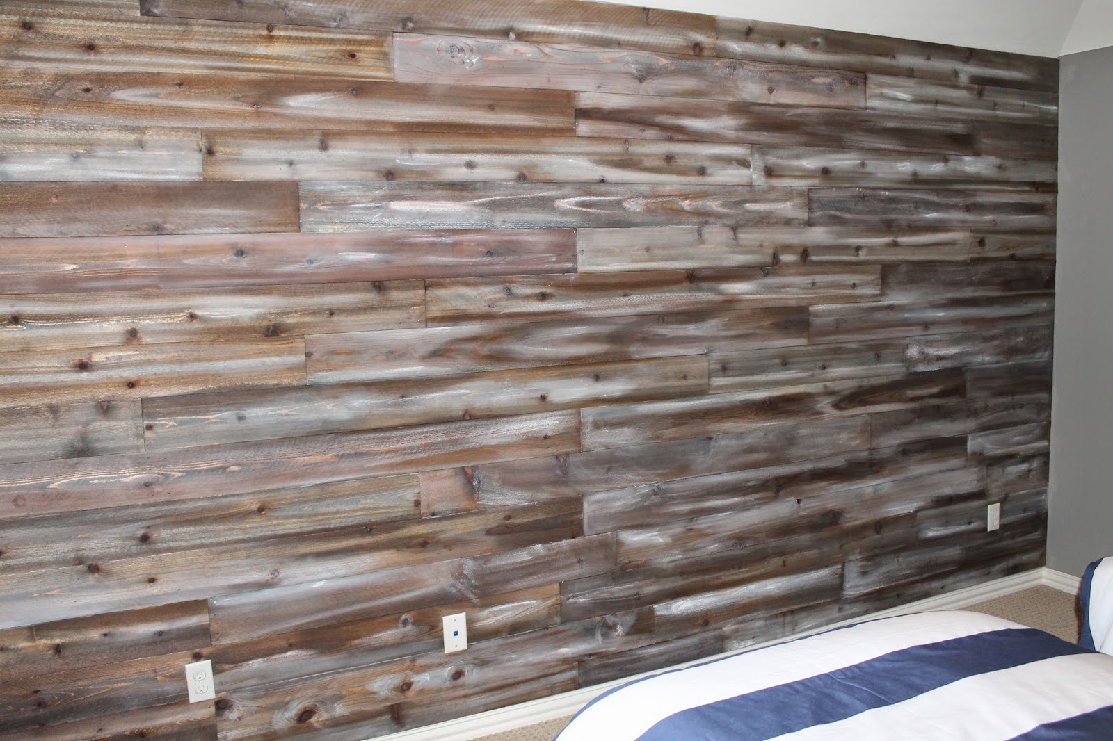 The ragged wren : Wood feature wall