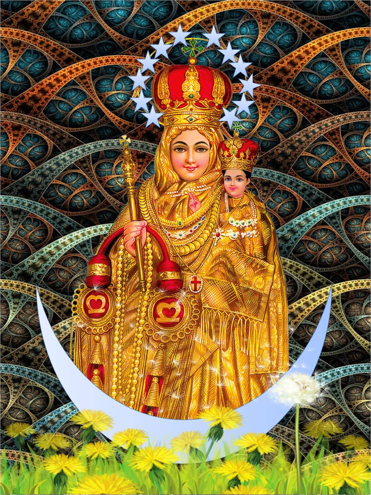 Vailankanni Maa: Our Lady of Good Health, Vailankanni Pray for Us!