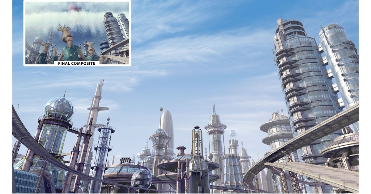 3d Matte painting - MIB 2