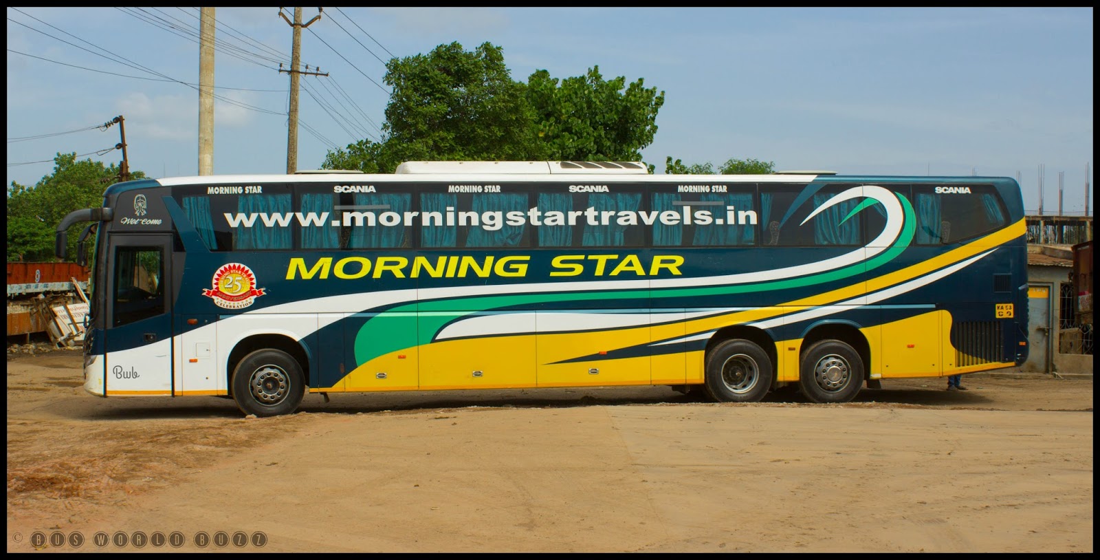 Travel Tracks: Morning Star Scania, KA53C9, Bangalore-Vijayawada, With ...