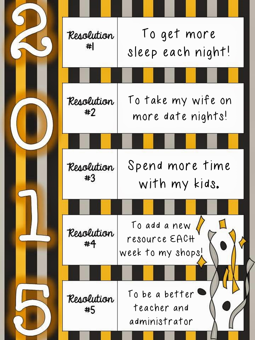 An Educator's Life: New Year's Resolutions 2015