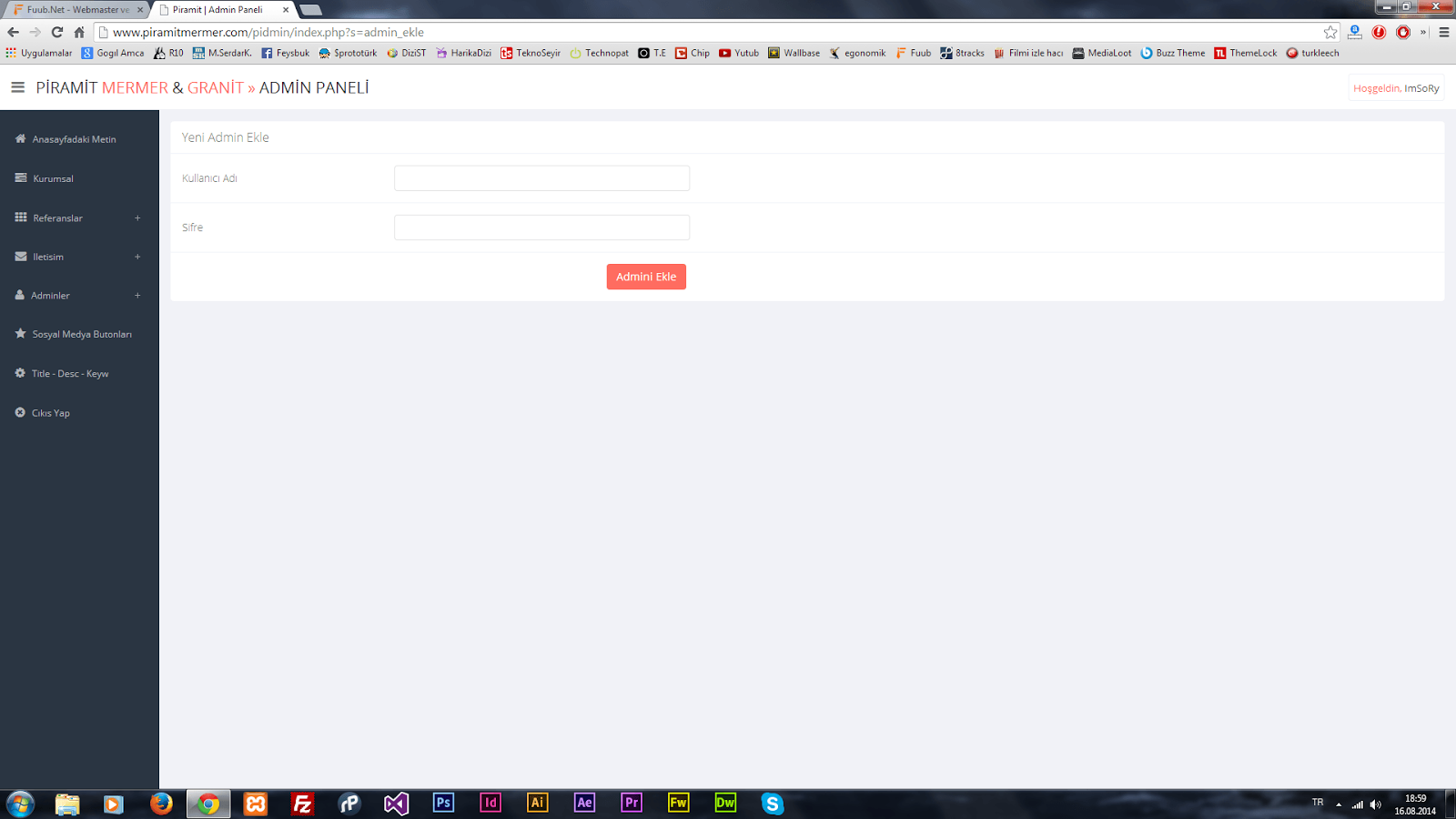 PHP Admin Panelli Kurumsal Firma Scripti | PHP Scriptler, ASP Scriptler, Ücretsiz Scriptler ...