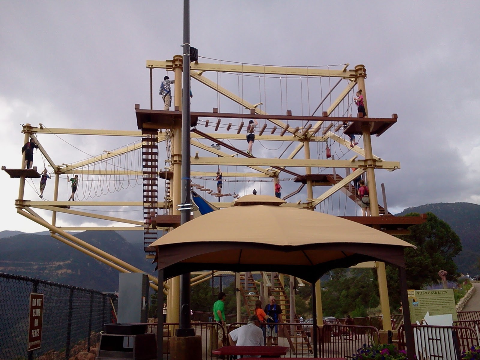 Ziplining Across the USA: Saturday August 3 Bat-a-Pult at Cave of the Winds