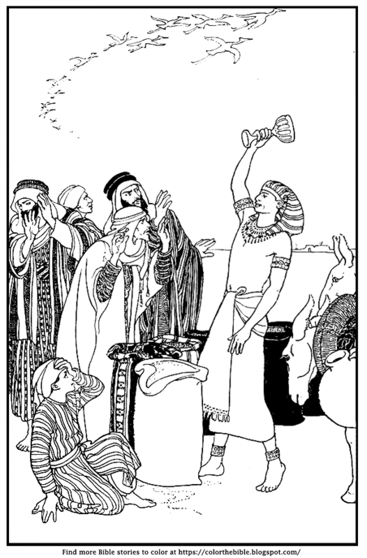 Joseph Tests His Brothers | Color The Bible