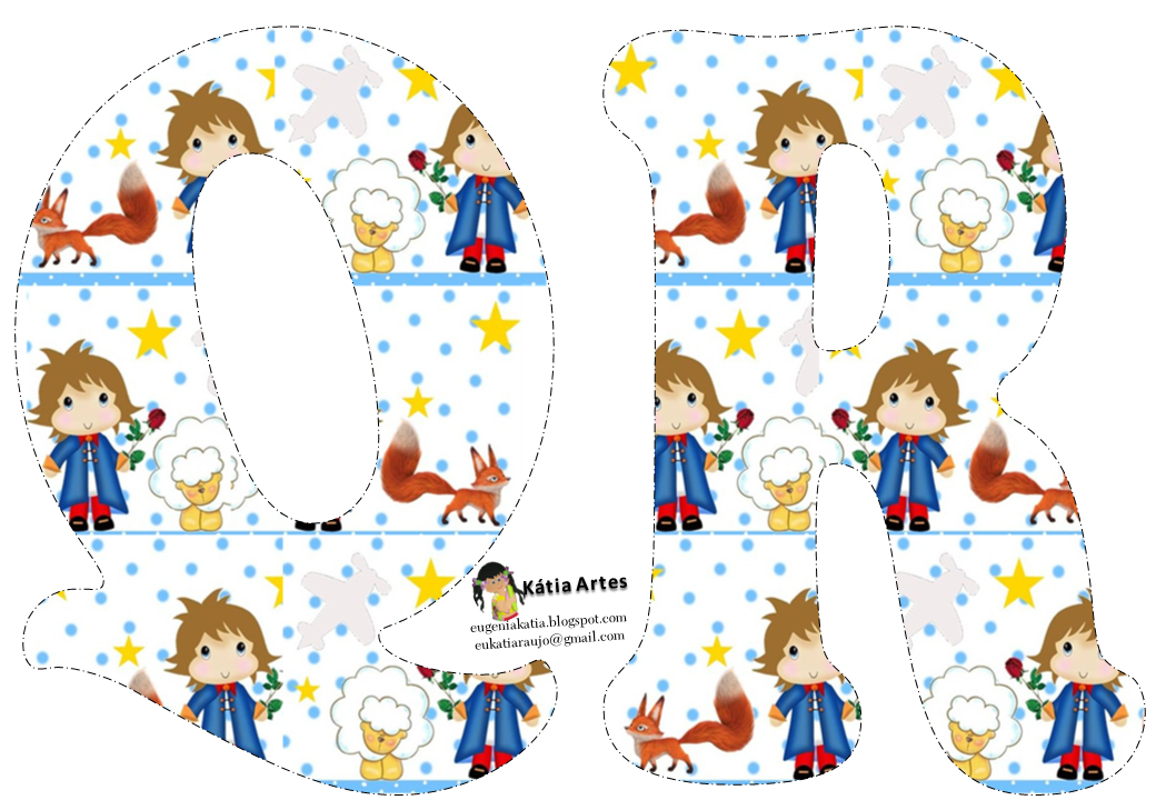 Alfabeto de El Principito en 2 versiones diferentes. - Oh my Alfabetos!