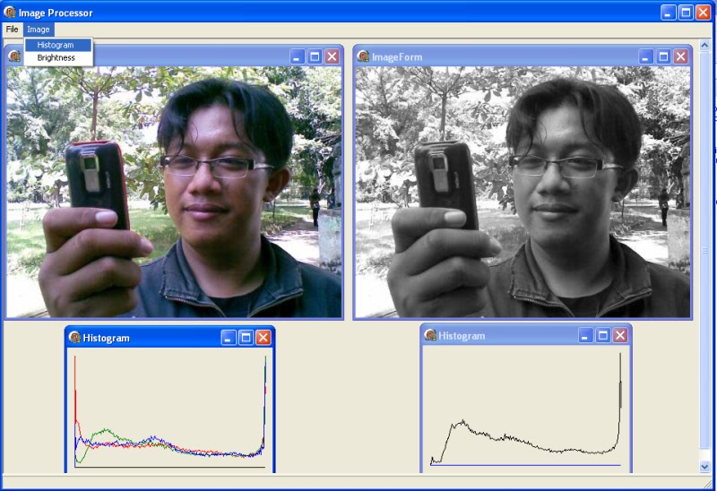 membuat histogram.... | Tutorial citra