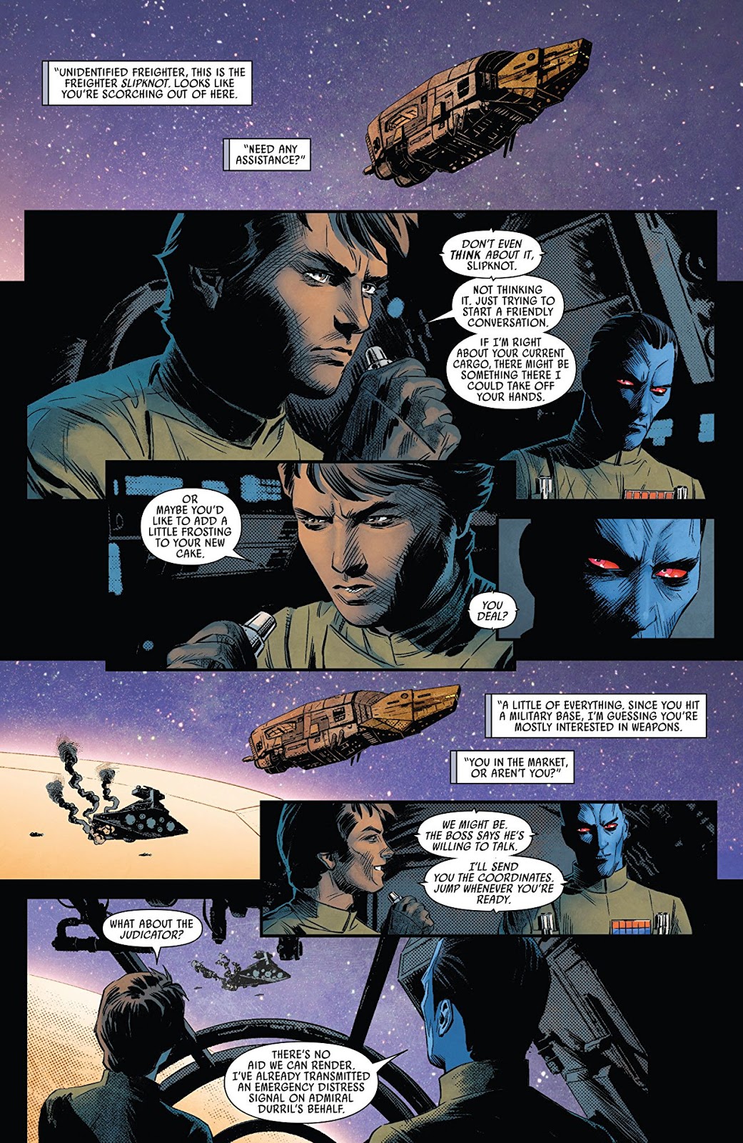 Weird Science DC Comics: Star Wars: Thrawn #5 Review - Marvel Monday