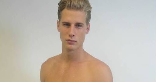 Hunksinswimsuits: Model at casting in underwear, model at shoot in ...