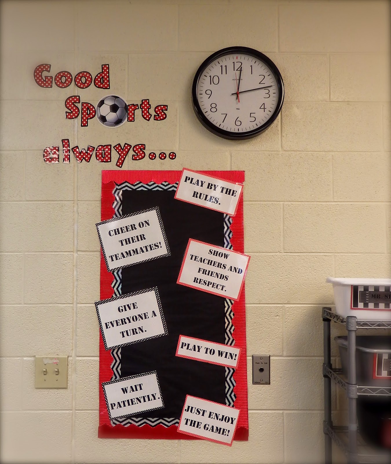 Sports Classroom Tour - Totally Teamwork!
