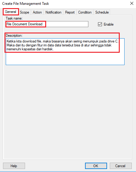 Konfigurasi FSRM | File Management Tasks | Pada Windows Server 2016