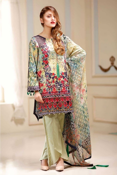 Warda Summer Melange Lawn Collection 2017-18 - Pakistani Suits Online ...