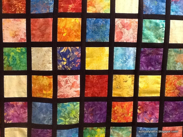 Aunt Judy's Attic: Stained Glass Window Quilt Kits