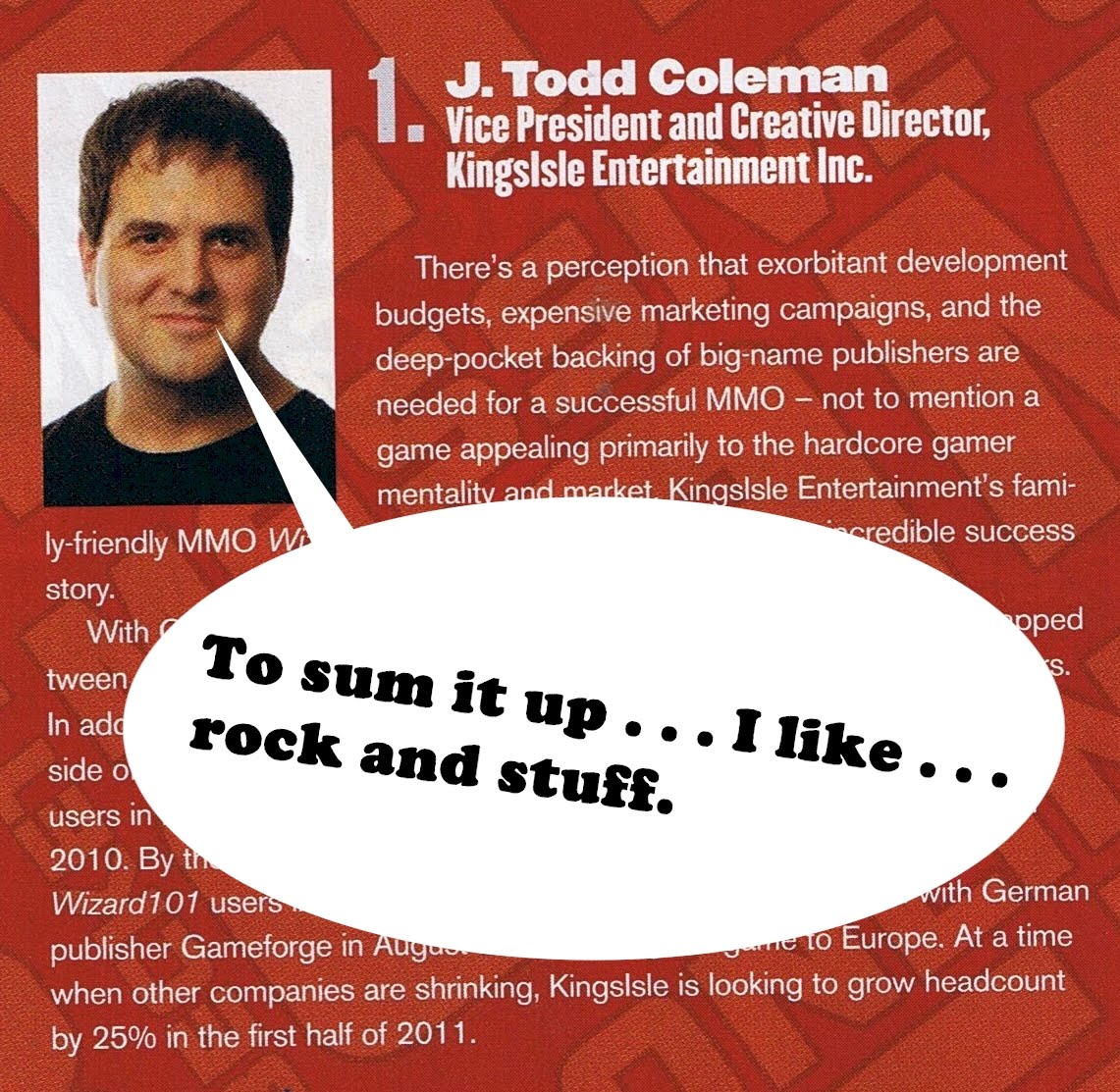 The Friendly Necromancer: J. Todd Coleman is Number 1