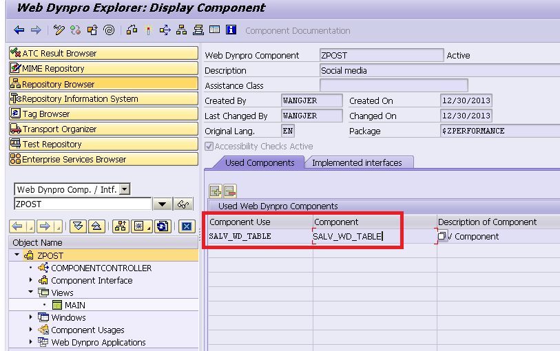 SAP ABAP Central: How to implement Link to action in ABAP webdynpro ALV