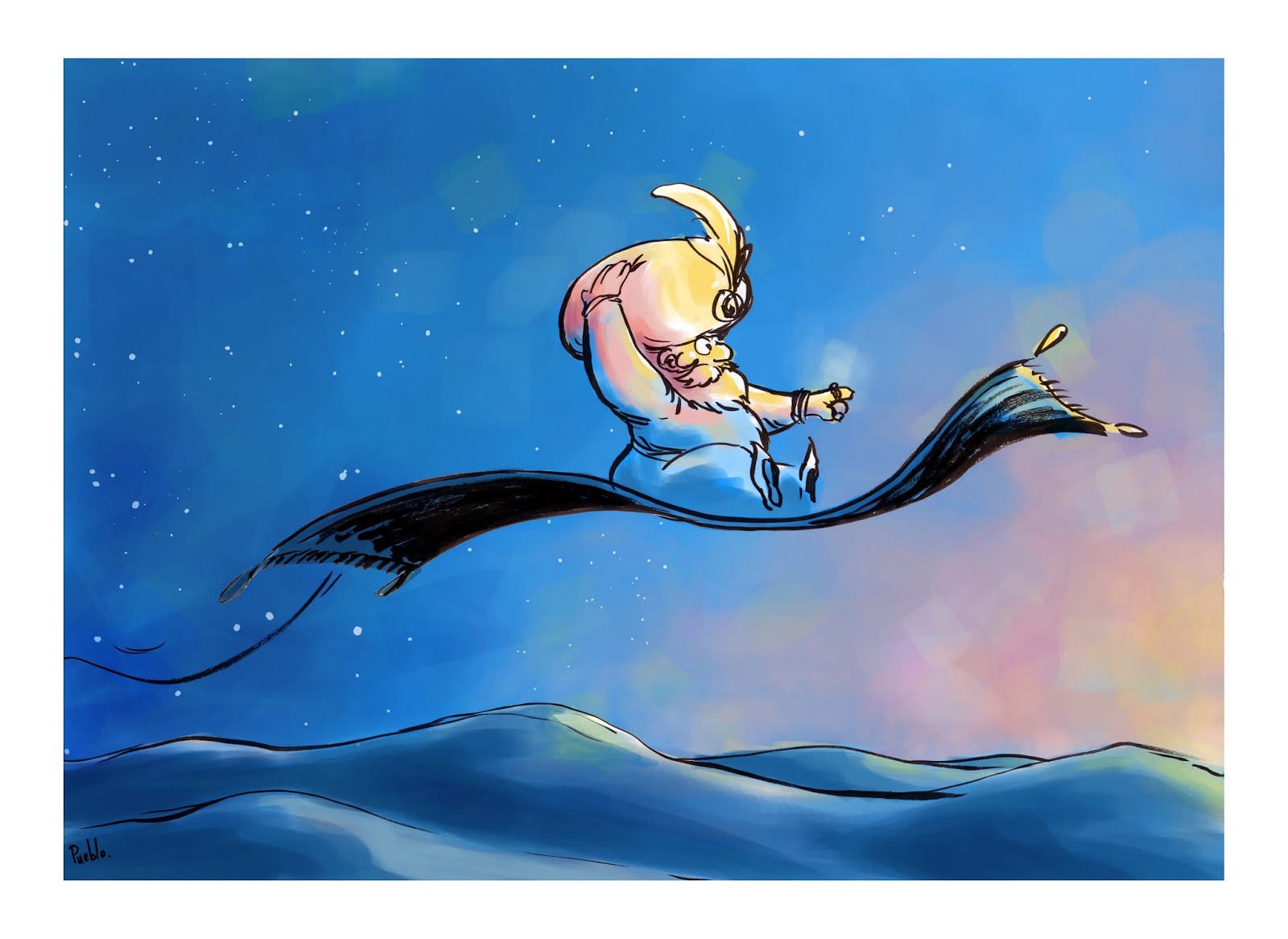 L'atelier du Pueblo : Blog BD: Fanart Aladdin : c'est un sultan