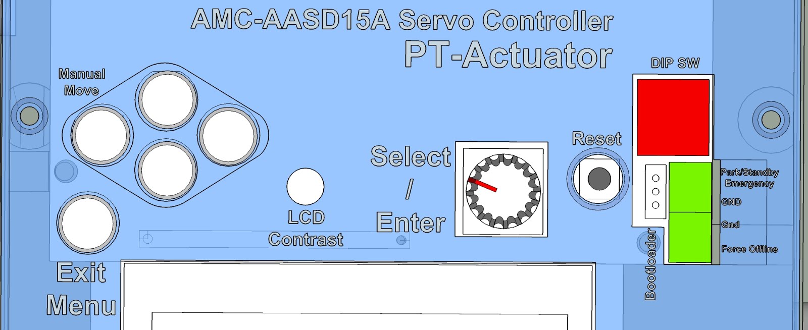 Thanos Motion Simulator Electronics: AMC-AASD15A servo controller ...