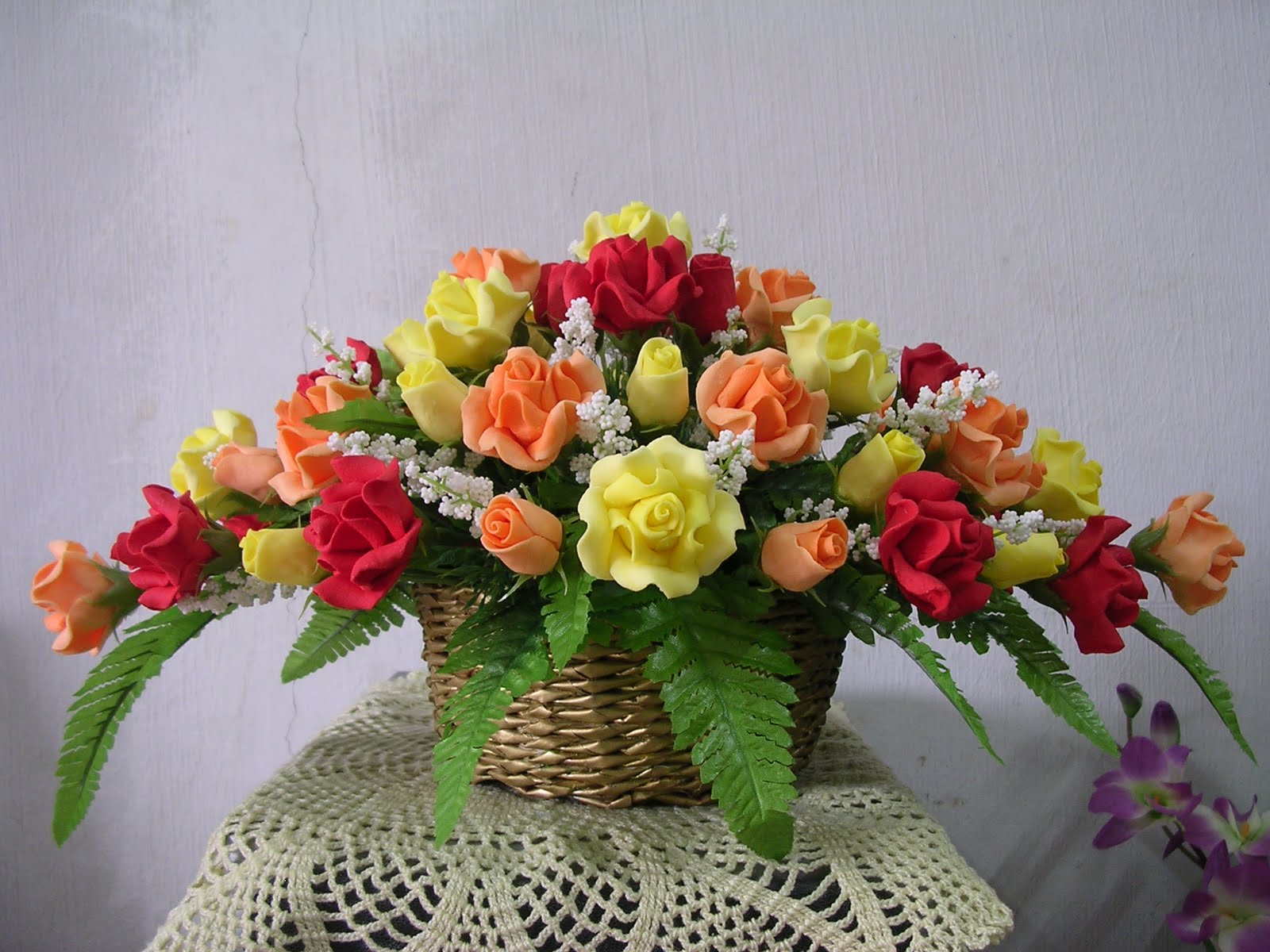 Bunga Sabun Collection: Gubahan bakul lonjong