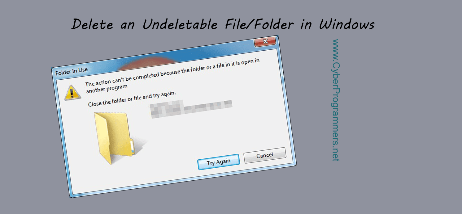 How To Delete An Undeletable Filefolder To Fix Could Not Find This Item Error Message In 2804