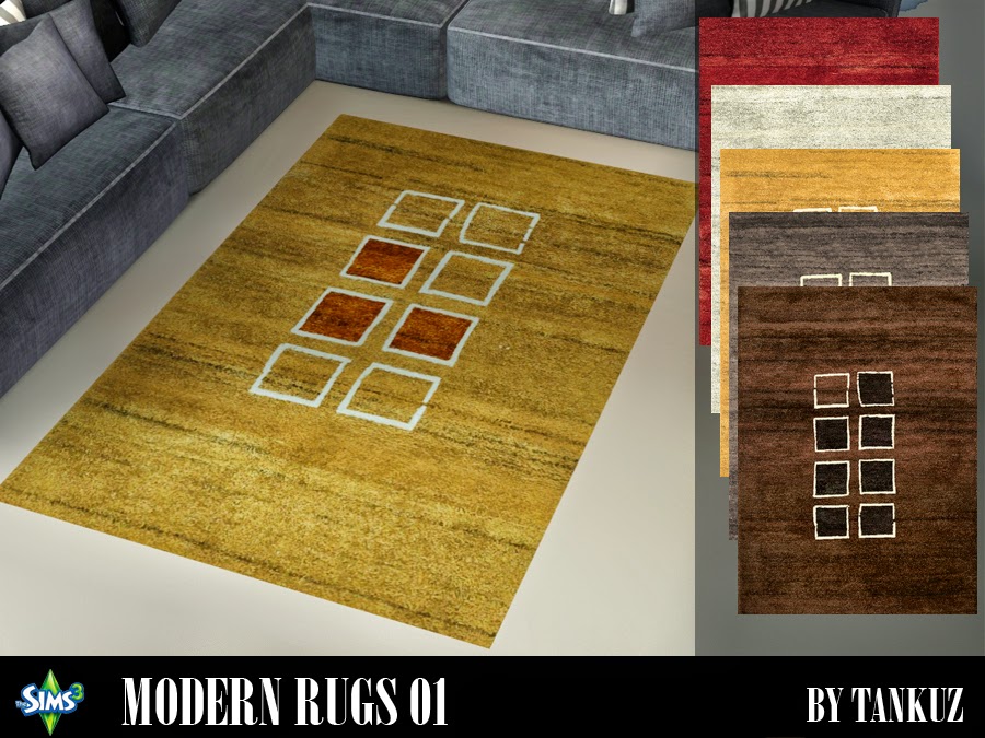 Tankuz Sims 3 Blog: The Sims 3. Modern Rugs 01 by Tankuz.