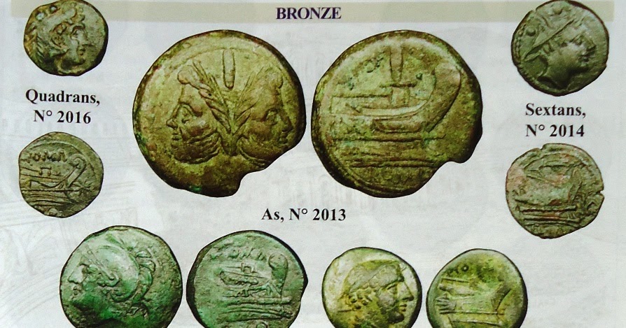 Las primeras monedas romanas