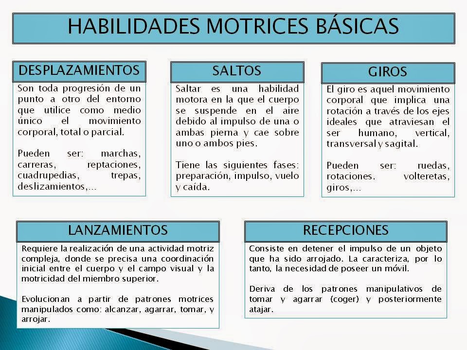 Área de Educación Física y Deporte: Habilidades Motrices/ Motor skills