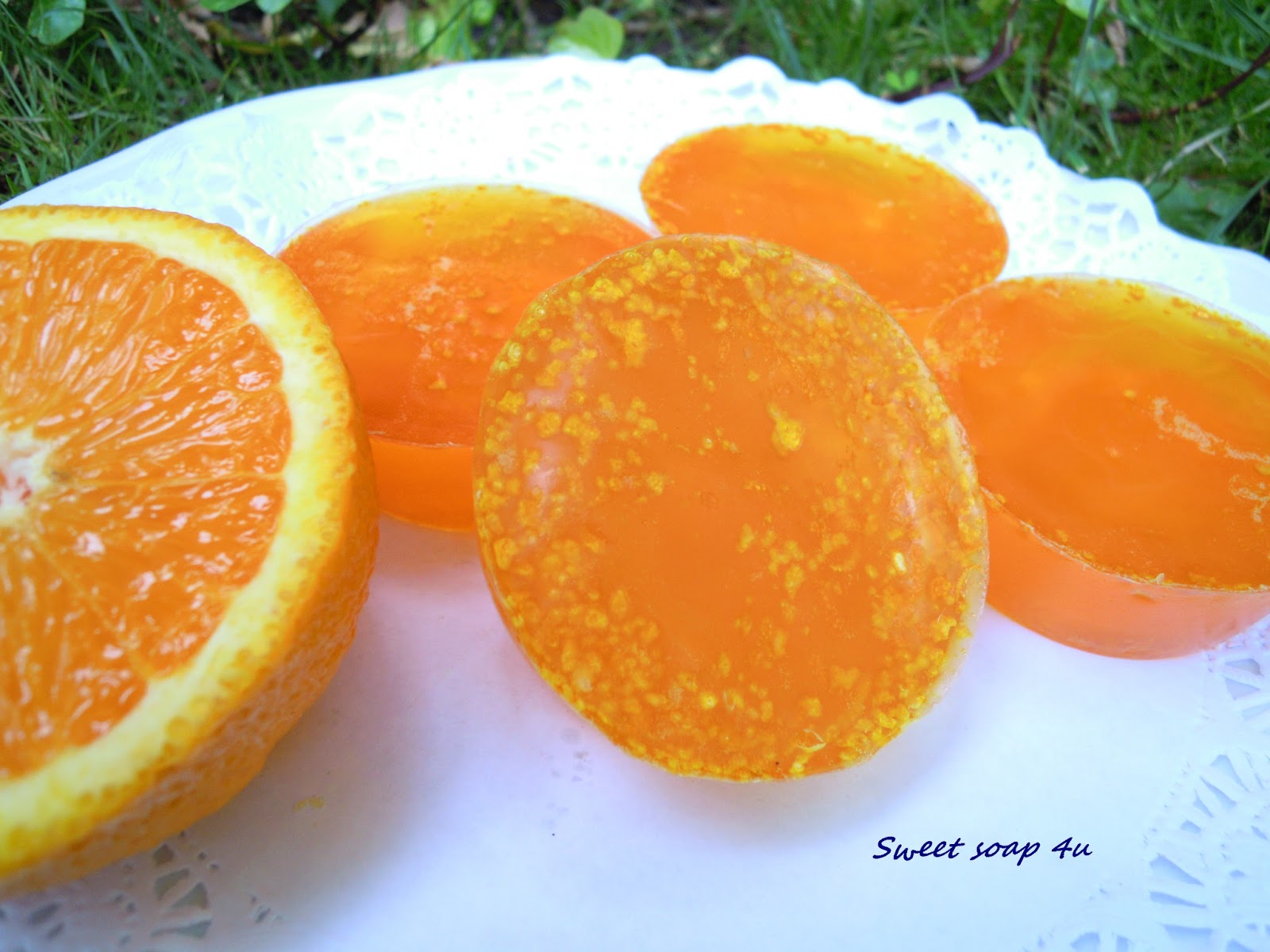 Sweet soap 4u: Jabon de naranja
