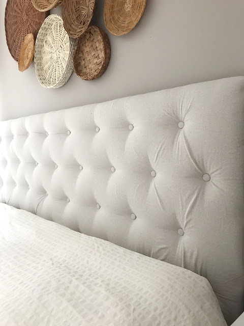 DIY Drop Cloth Tufted Headboard | R&R at home
