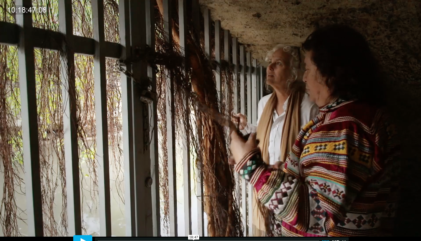 Lee Tiger of the Miccosukee Tribe, and artist Robin Haines Merrill are ...