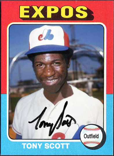 WHEN TOPPS HAD (BASE)BALLS!: NOT REALLY MISSING IN ACTION- 1975 TONY SCOTT