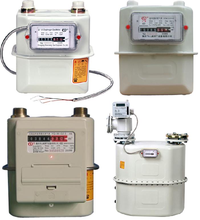 Alat Alat Kemetrologian: Meter Gas Diafragma