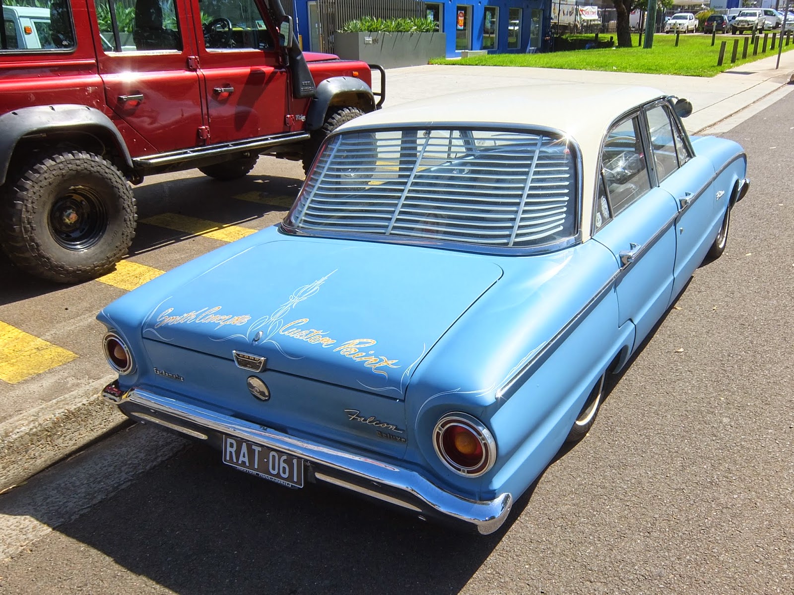 Aussie Old Parked Cars: 1961 Ford XK Falcon Deluxe Fordomatic Sedan