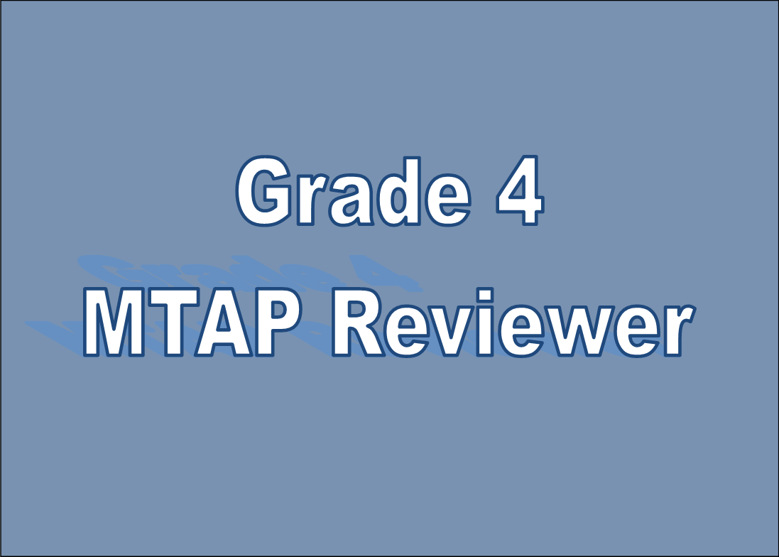 tagadepedfiles: MTAP Reviewer Grade 4