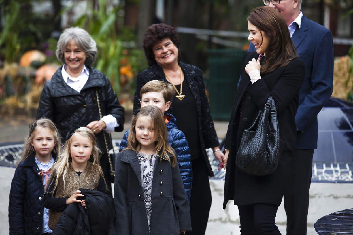 Crown Princess Mary at musical premiere with her children