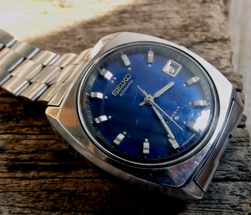 JAM - VINTAGE: SEIKO AUTOMATIC 6308 - 8020 BLUE DIAL - TERAWAT - SOLD