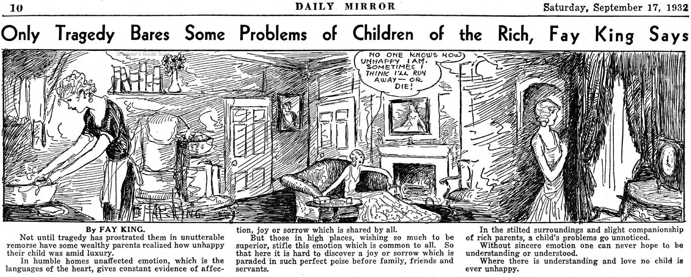 Fay King, the cartoonist who just kind of disappeared : r/comicstriphistory