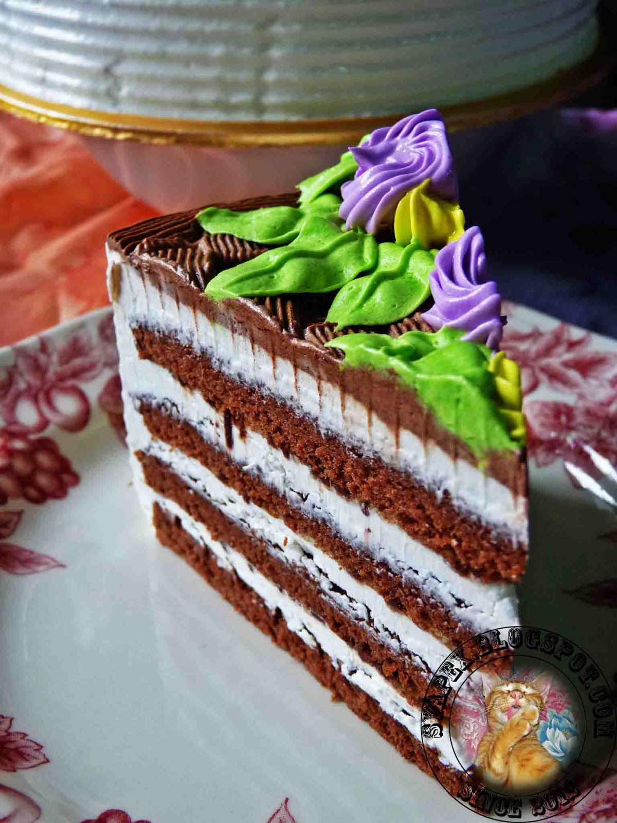 syapex kitchen: Kek Span Coklat Almond